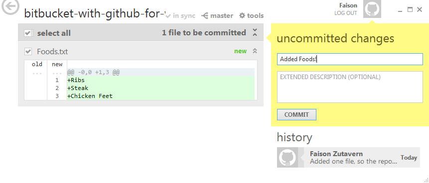 Setup Git And Github For Windows 7 For Use With Bitbucket